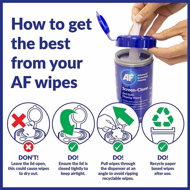 Order AF - Screen-Clene Wipes - 100pcs Now! | Jomla.ae