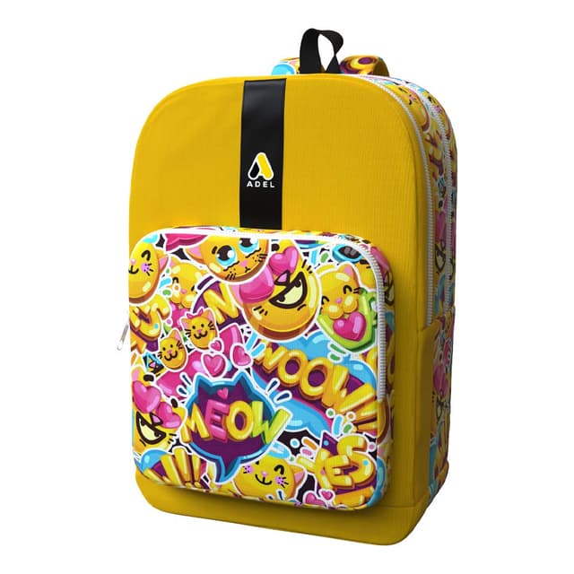 Order Adel - School Bags Geometry - Mustard Now! | Jomla.ae