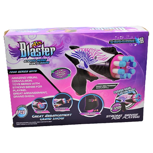 Air Blaster - Launch Gun - Pink/White | Jomla.ae