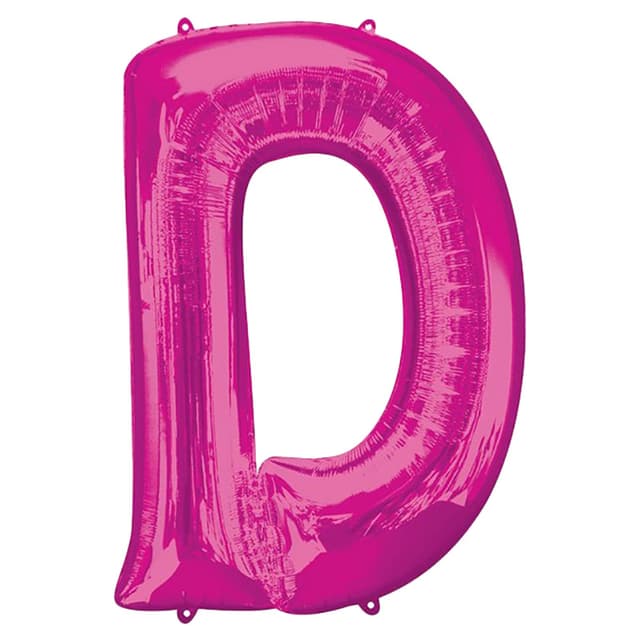 Amscan - 16" Pink Letter D Balloon | Jomla.ae