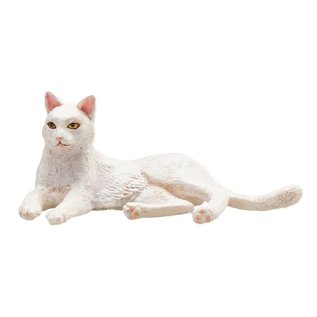 Animal Planet - Mojo Cat Lying White | Jomla.ae