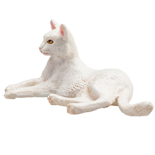 Animal Planet - Mojo Cat Lying White | Jomla.ae