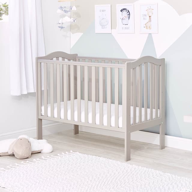 Order Baby Elegance - Sarah Wooden Cot - Grey Now! | Jomla.ae