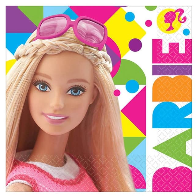 Order Barbie Sparkle Lunch Tissues 16pcs Now! | Jomla.ae