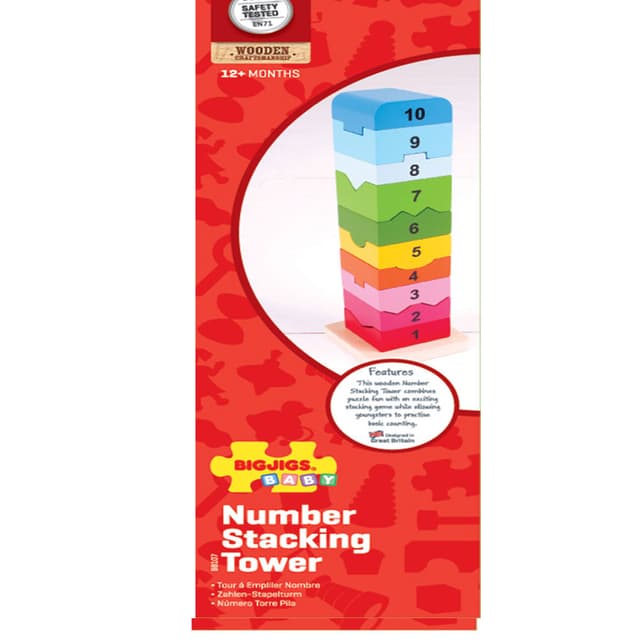 Order Bigjigs - Number Tower Now! | Jomla.ae