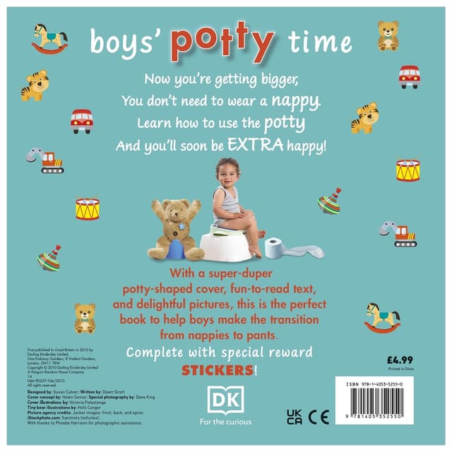 Order Boys' Potty Time (Dk) - Book Now! | Jomla.ae