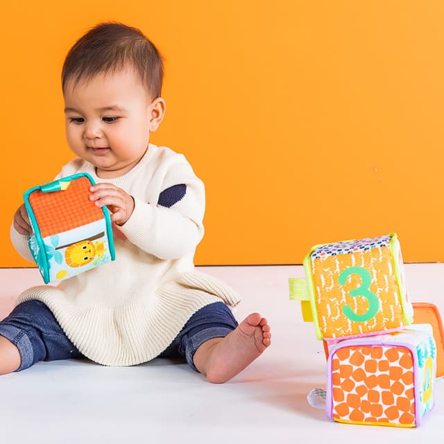 Bright Starts - Grab & Stack Blocks | Jomla.ae