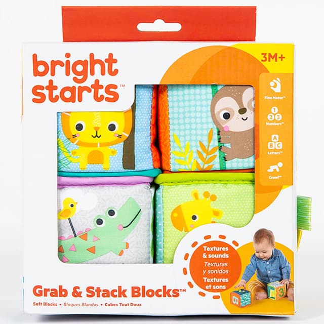Bright Starts - Grab & Stack Blocks | Jomla.ae