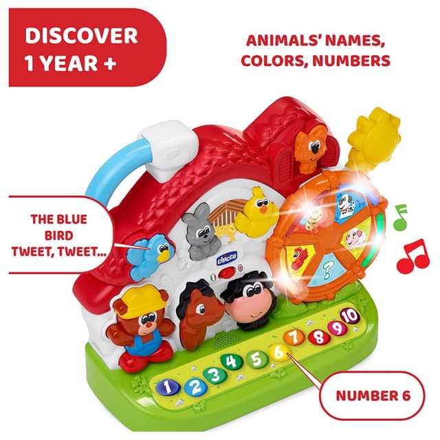 Chicco - ABC New Talking Farm | Jomla.ae