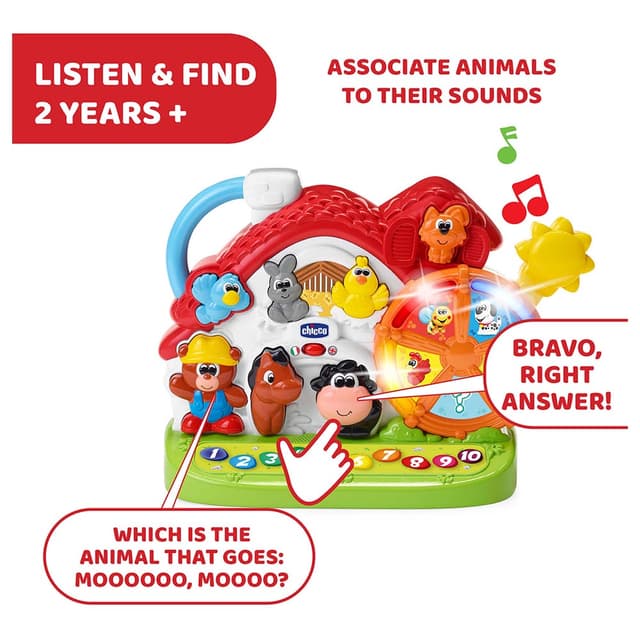 Chicco - ABC New Talking Farm | Jomla.ae