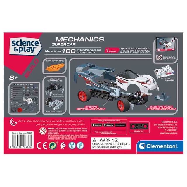 Clementoni - Mechanics Racing Cars | Jomla.ae