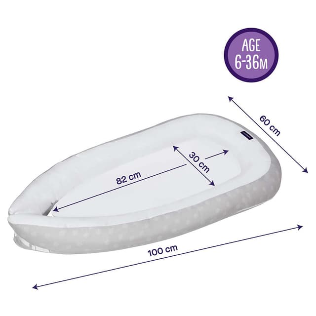 Clevamama - Max Pod - White/Grey | Jomla.ae