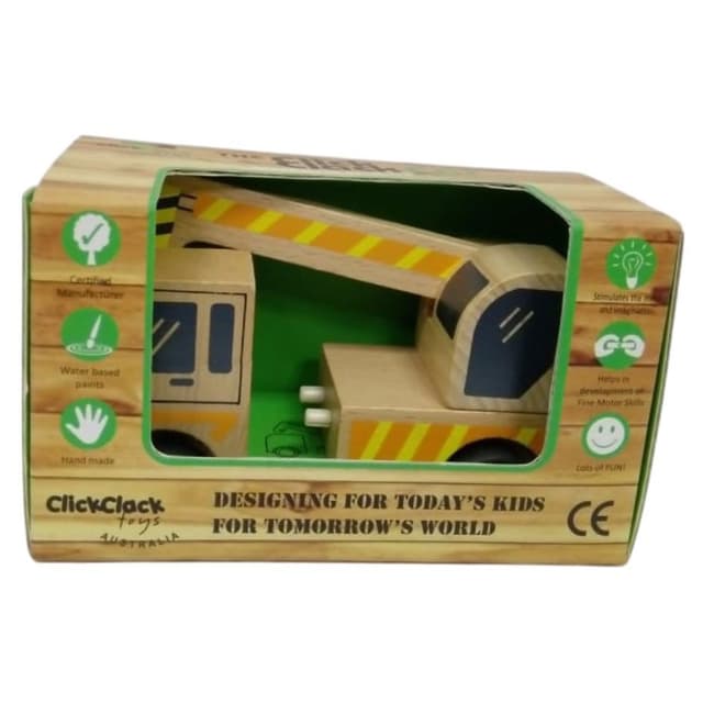 Order Click Clack - Crane Wooden Toy Now! | Jomla.ae