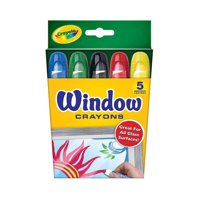 Order Crayola - Window Crayons - 5 Count Now! | Jomla.ae
