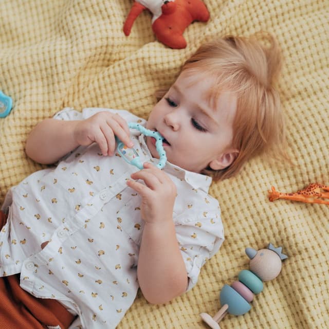 Curaprox - Teething Ring - Light Blue | Jomla.ae