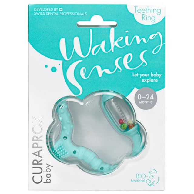 Curaprox - Teething Ring - Turquoise | Jomla.ae