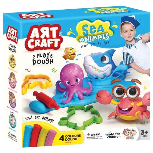 Dede - Sea Animals Dough Set 200 Gr | Jomla.ae