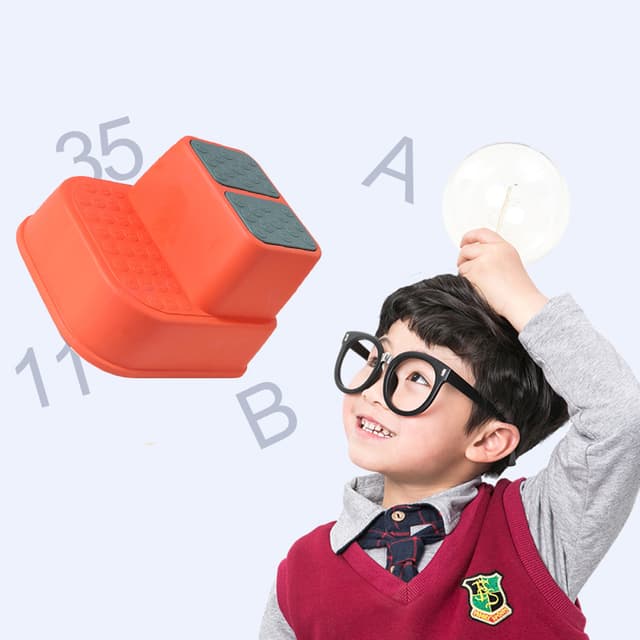 Eazy Kids - Step Stool - Orange | Jomla.ae