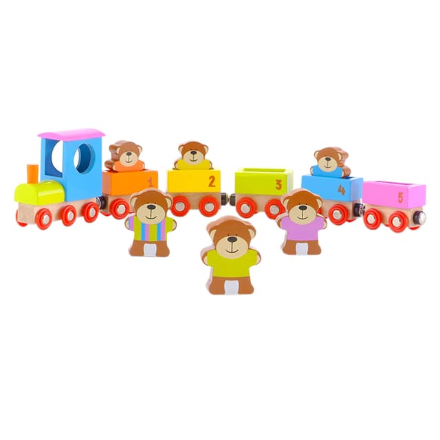 Order Fiesta Crafts - Teddies Train 5pcs Now! | Jomla.ae
