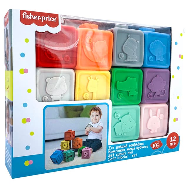 Order Fisher Price - Soft Blocks - 10pcs Now! | Jomla.ae