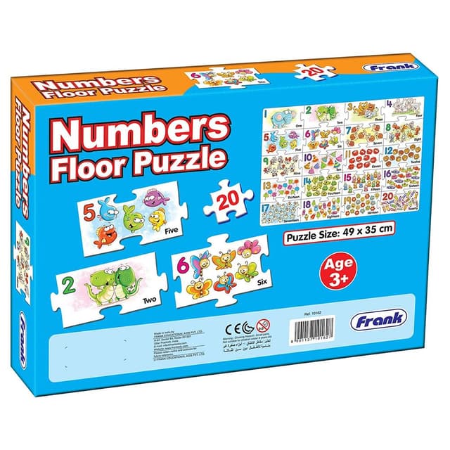 Order Frank - Numbers Floor Puzzle 20pcs Now! | Jomla.ae