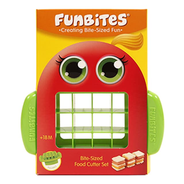 Order FunBites - Square Food Cutter - Green Now! | Jomla.ae