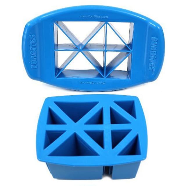 FunBites - Triangle Food Cutter - Blue | Jomla.ae