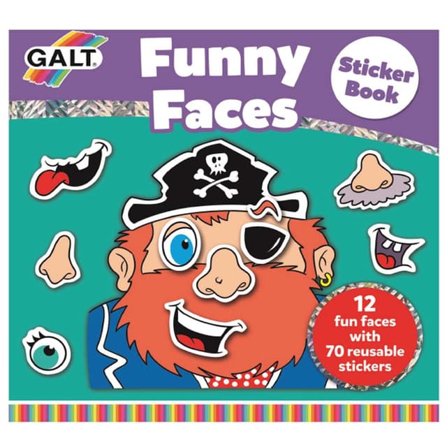 Funny Faces Sticker Book | Jomla.ae