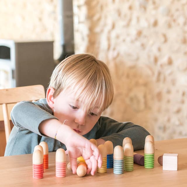 Grapat - Wooden Brots 18pcs | Jomla.ae