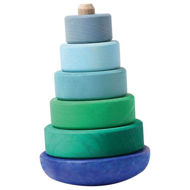 Order Grimms - Wobbly Stacking Tower - Blue Now! | Jomla.ae