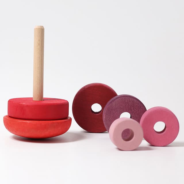 Order Grimms - Wobbly Stacking Tower - Pink Now! | Jomla.ae