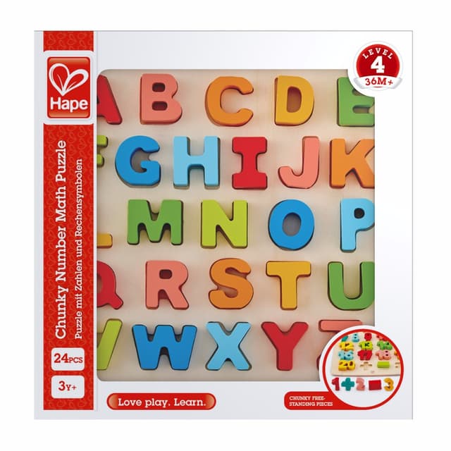 Order Hape - Chunky Alphabet Puzzle Now! | Jomla.ae