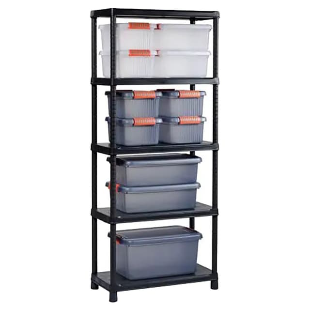 Order Keter - Plus Shelf 80/5 - Black Now! | Jomla.ae