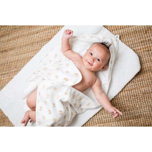 Order Lulujo - Hooded Towel - Boho Rainbow Now! | Jomla.ae