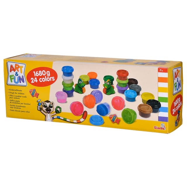 Order Simba - Art & Fun Dough Pots - 24pcs Now! | Jomla.ae