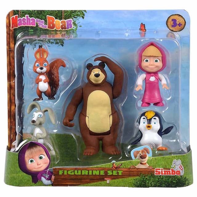 Order Simba - Masha Figurine Set Now! | Jomla.ae