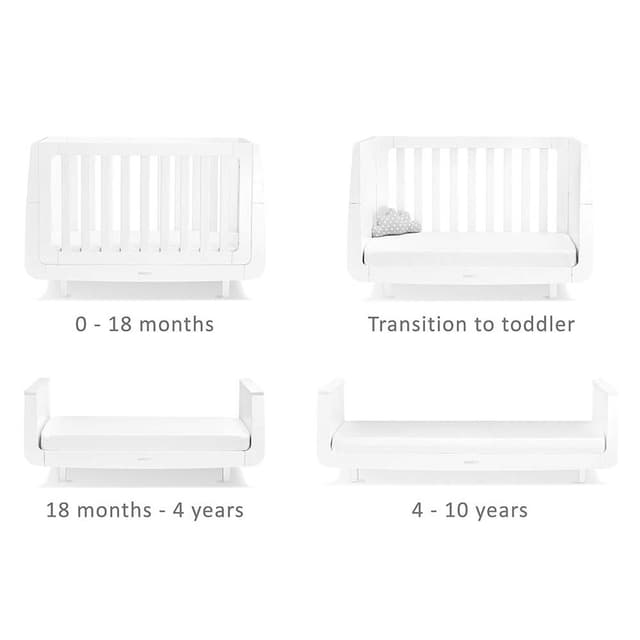 Snuz - SnuzKot Mode Cot Bed - White | Jomla.ae