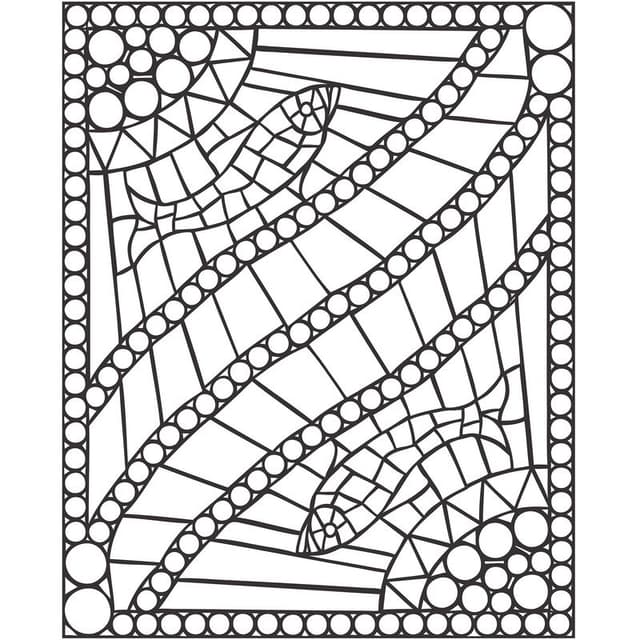 printable mosaic coloring book pages