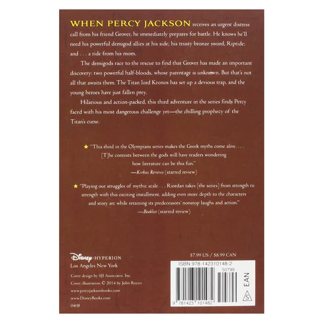 Order The Titan's Curse - Book Now! | Jomla.ae