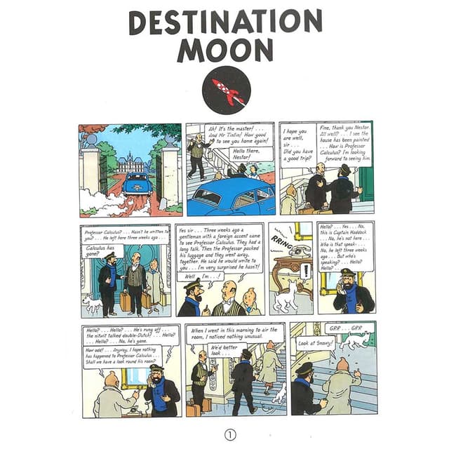 Order Tintin: Destination Moon - Book Now! | Jomla.ae