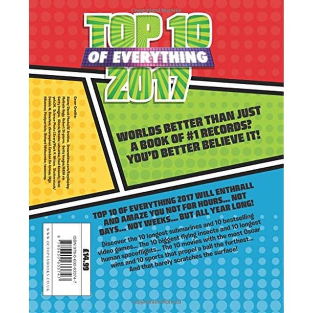 Order Top 10 Of Everything 2017 Now! | Jomla.ae