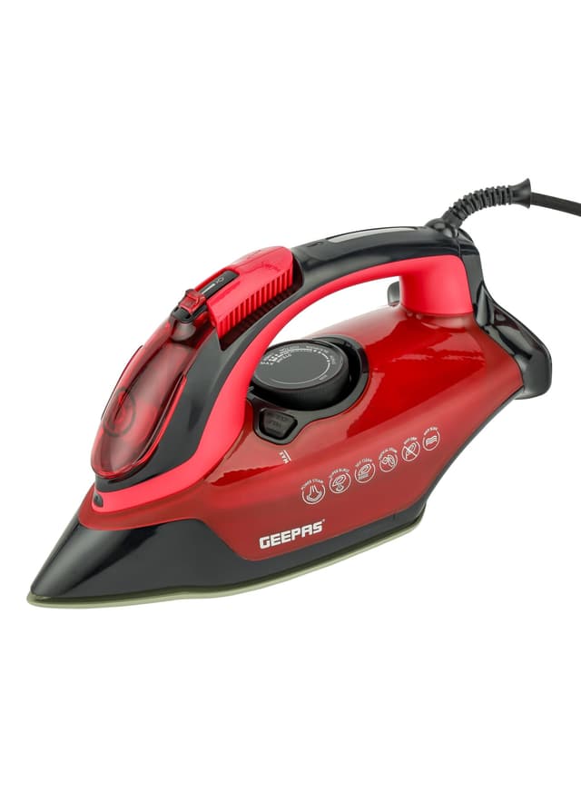 Geepas Ceramic Steam Iron/ Dry Ironing Box With Ceramic-Coated ...