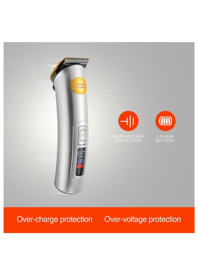 Geepas Professional Digital Hair Clipper , Hair Clipper With High ...