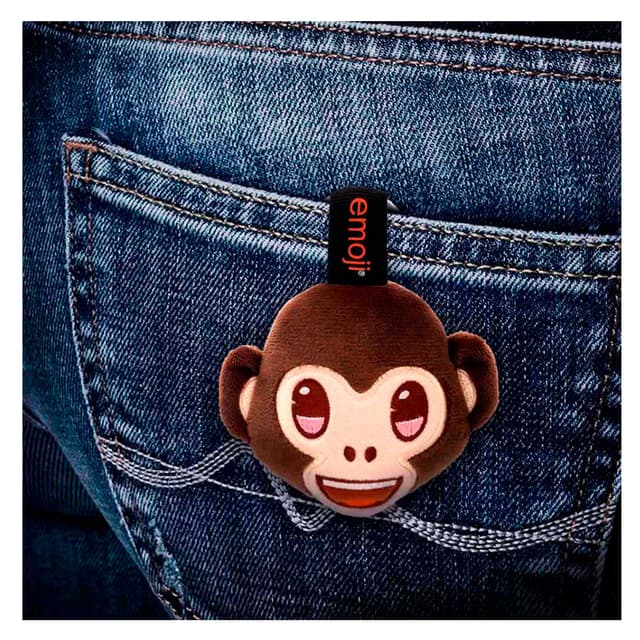 emoji - Keychain Monkey - Brown | Jomla.ae