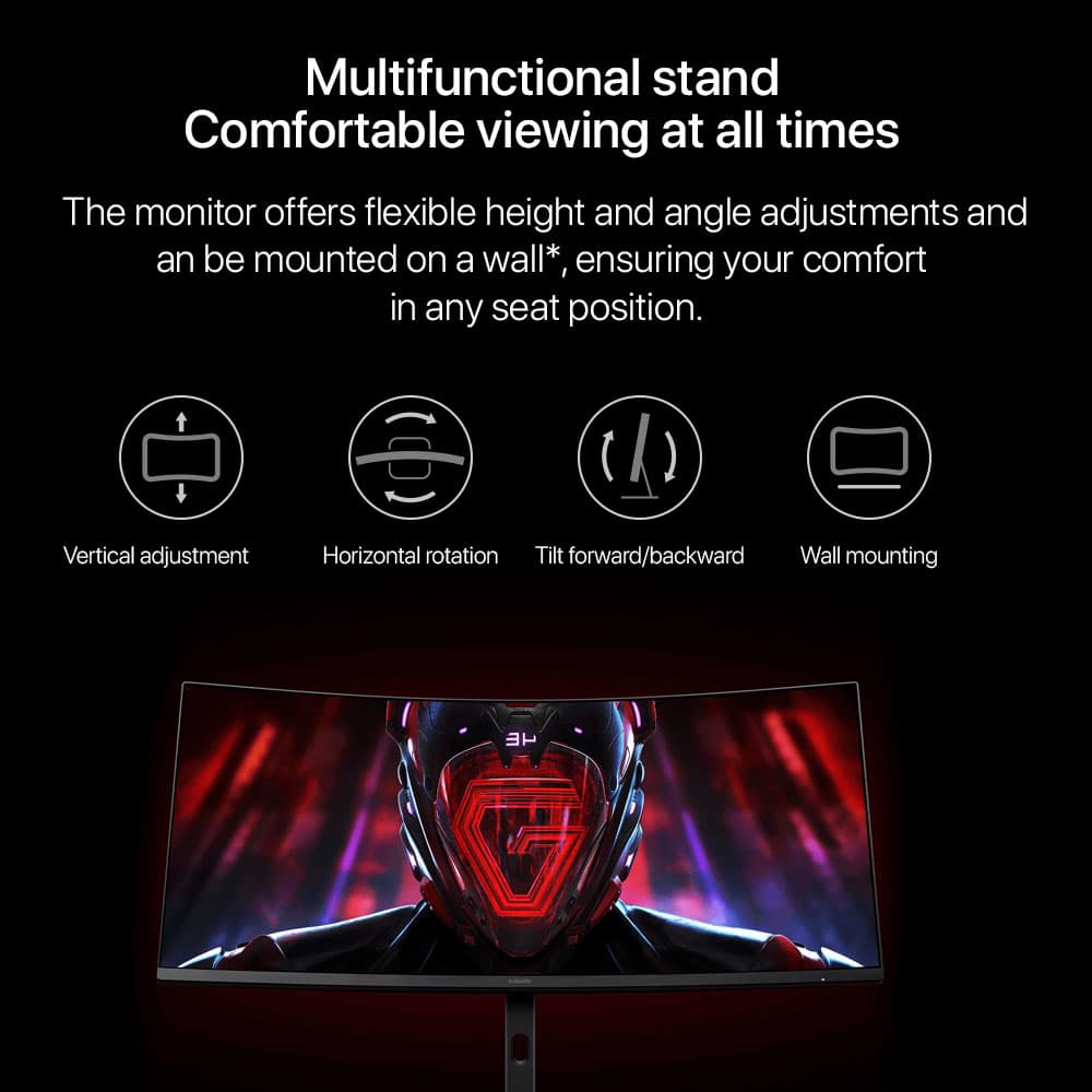 Xiaomi Curved Gaming Monitor G34WQi - Xiaomi Curved GamingOnline Store