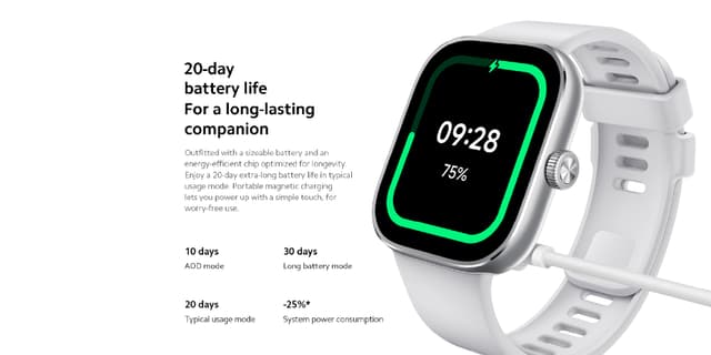 Xiaomi Redmi Smart Watch 4 Obsidian Black: 1.97-inch, AMOLED color ...