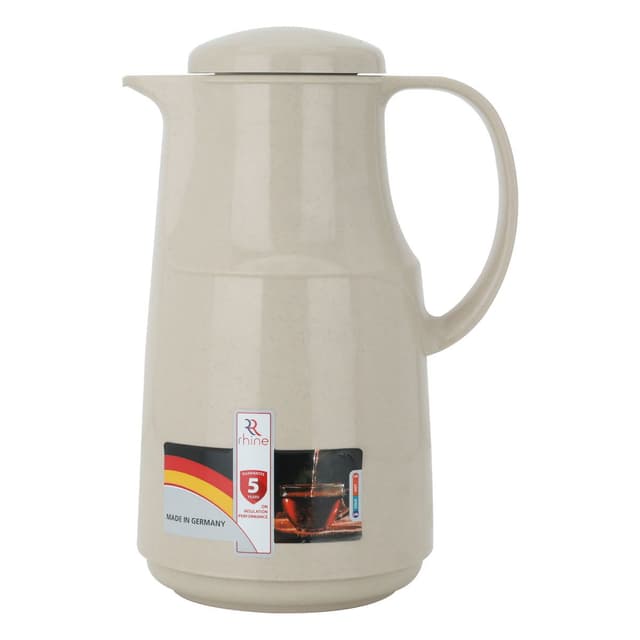 Al Saif Gallery Rhine German Thermos 1 Liter Ribbed Brown Granite ...