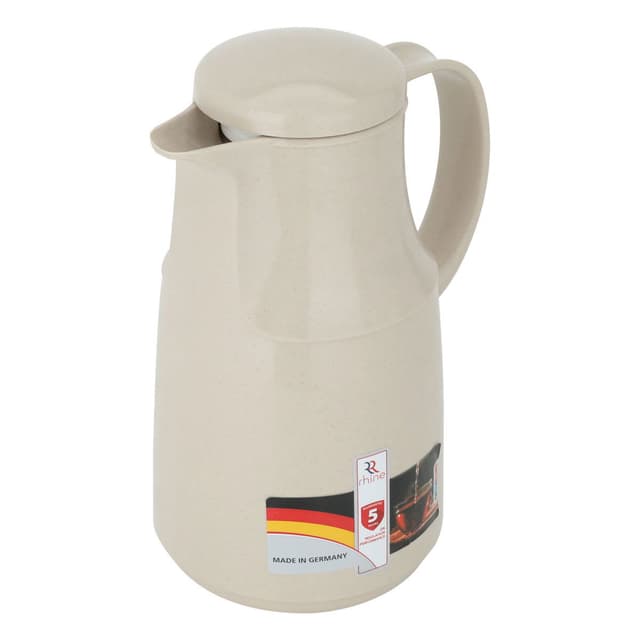 Al Saif Gallery Rhine German Thermos 1 Liter Ribbed Brown Granite ...