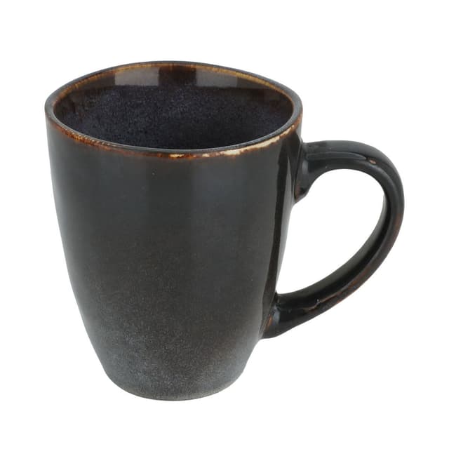 Al Saif Gallery Black Ceramic Dining Set 24 Pieces | Jomla.ae