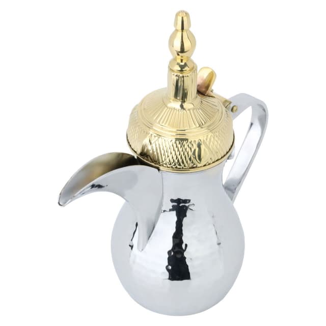 Order Al Saif Gallery India Indian Dallah Small Silver Engraved With ...